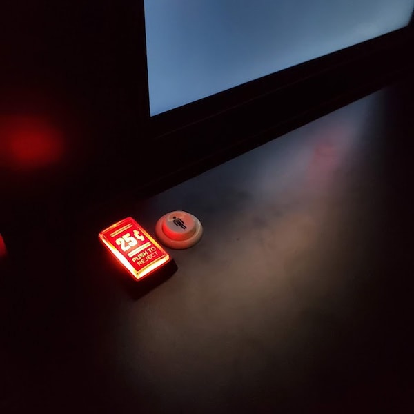 Full Size Arcade 3D Printed Coin Door With LED Credit Buttons - Etsy