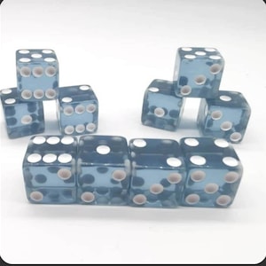 Winter Ice 7 Piece Dice Set - Etsy