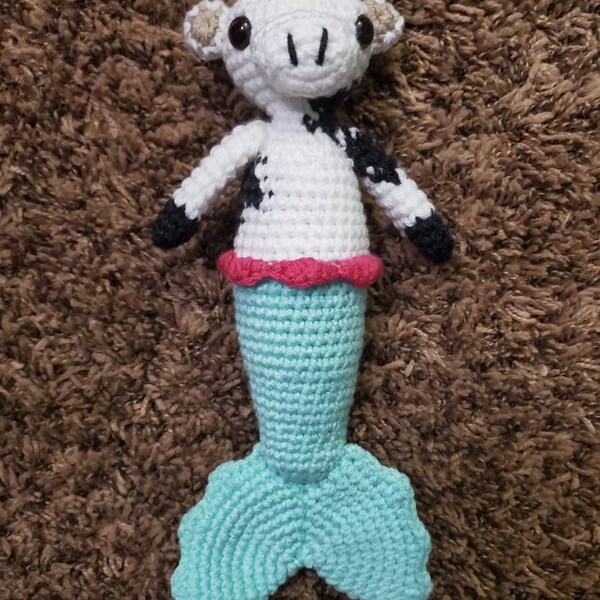 Summer Cow in a Pool Plushie PDF Pattern - Etsy