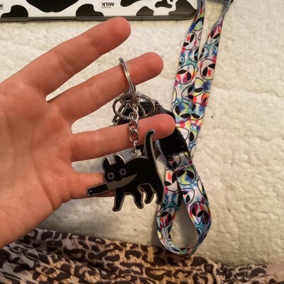 Knifecat Metal Keychain - Etsy