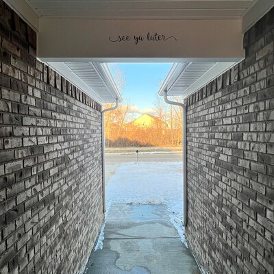 See Ya Later Front Door Decal, Goodbye Sticker Greeting for Home, House ...