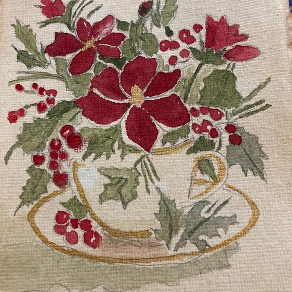 Poppy Flower Outline Drawing/digital PDF Printable Download, Print ...