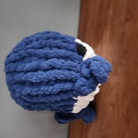 Willie the Whale LARGE SIZE Video Tutorial/pattern, Learn How to Finger Knit, Hand Knitting ...