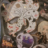 Crow and Spider Lily Enamel Pin - Etsy Canada