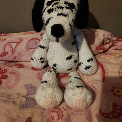 Ace the Dalmatian Crochet Patter, Dog Crochet, Puppy Crochet, Dalmatian ...