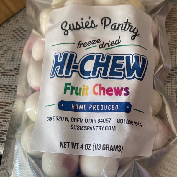 Freeze Dried Hi-crunch Made With Hi Chews Candy - Etsy