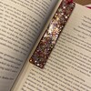 Geode Bookmark With Beaded Tassel Colorful Resin Book Mark Unique Book ...