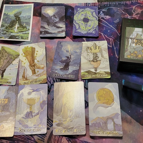 Exile Tarot by Chun Wei Huan RWS Dual Designs Bittersweet Journey of Growth Identity Building ...
