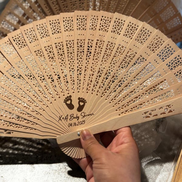 Bulk Baby Shower Favors for Guest/custom Baby Fans/personalized Baby ...