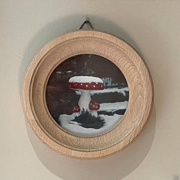 Round Picture Frame, Natural Wooden Round Photo Frames All Sizes 2-16 ...