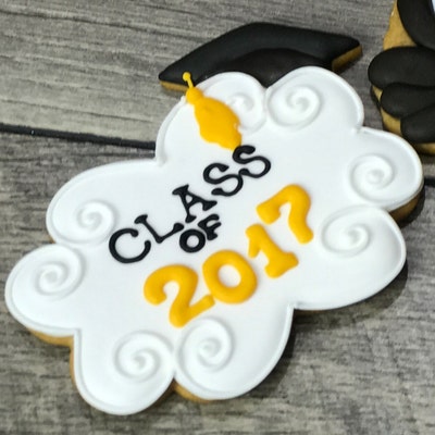 Grad Swirl Plaque Cookie Cutter - Etsy