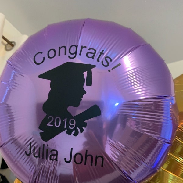 Graduation Balloons, 2026 Graduation Balloon, Female Graduate ...