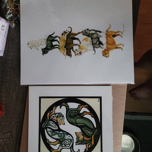 Chicken Stack Painting Print Wall Art Bird Stack Rooster | Etsy