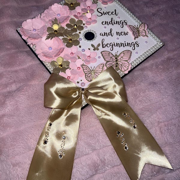 Custom Graduation Cap Topper Personalized Grad Cap - Senior Class of ...