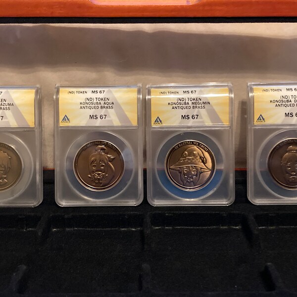Koinosuba IOU Tokens - Full Set Metal Tokens - Etsy