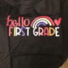 Hello First Grade Shirt, Back to School Shirt, Hello First Grade ...