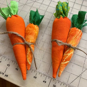 Fabric Easter Carrots PDF Sewing Pattern, Digital Download, How to Sew ...