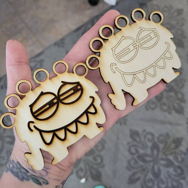 90 Keychain Bundle SVG File for Glowforge and Laser Cutters, 90 ...