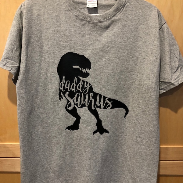 Daddy Saurus Svg File DXF Silhouette Print Vinyl Cricut Cutting SVG T ...