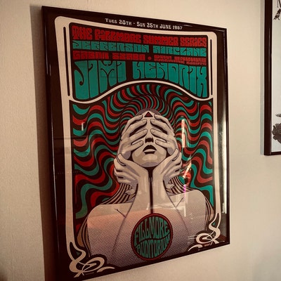 The Electric Circus Psychedelic Rock Art Print, Psychedelic Art Print ...
