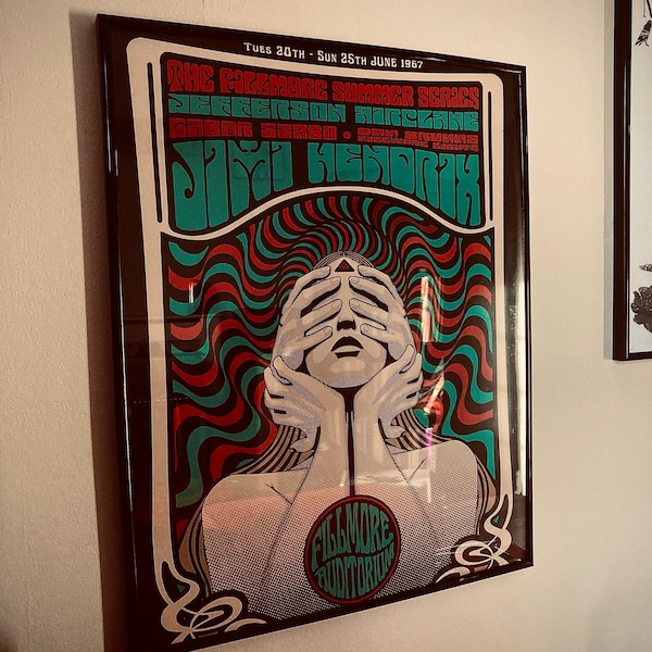 The Electric Circus Psychedelic Rock Art Print, Psychedelic Art Print ...