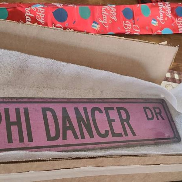 Dancer Sign, Dancer Street Sign, Dance Studio Decor, Ballet Sign, Tap ...