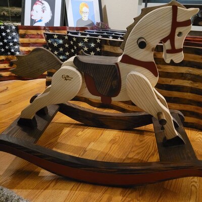 The Big Easy Rocking Motorcycle Wood Toy Plans & Patterns PDF Download ...