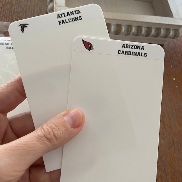 Sort Cards by Professional Football Teams | Card Dividers W/ FREE NFL ...