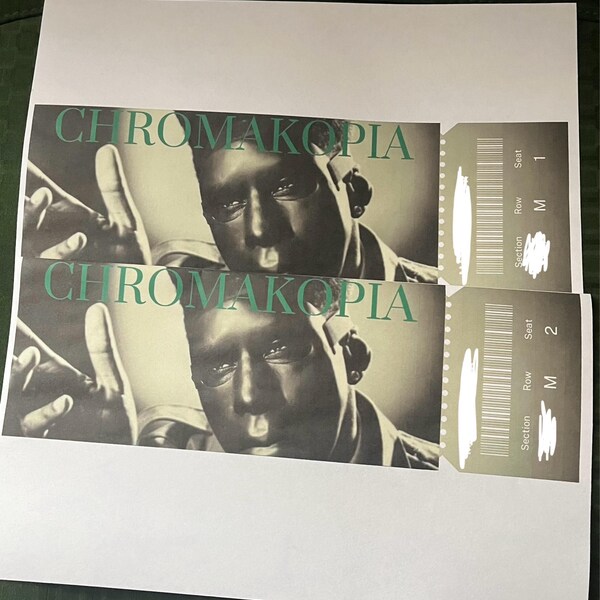 Personalized Tyler, the Creator Chromakopia Tour Concert Ticket - Etsy