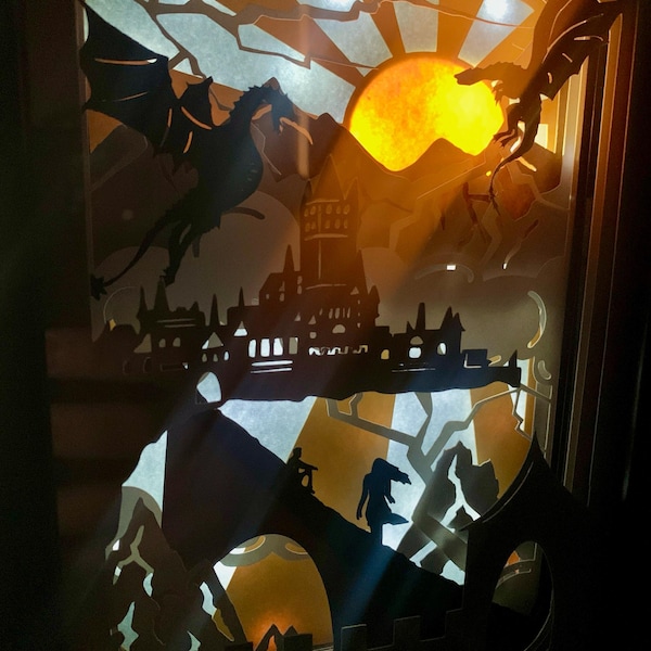 The Parapet LEGACY Edition | Light Box Book Nook, Dragon Book Fantasy ...