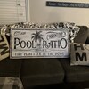Personalized Pool & Patio Sign, Pool Sign, Swimming Pool Decor, Outdoor ...