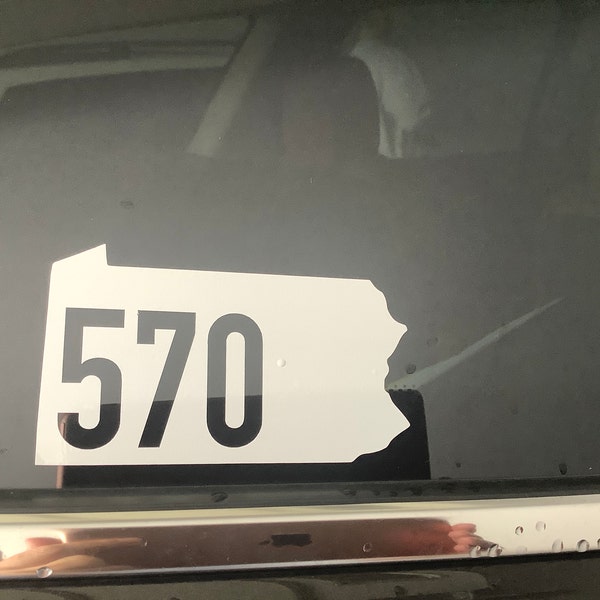State Decals, Area Code Decal, State Labels, Car Decals, Zip Code ...