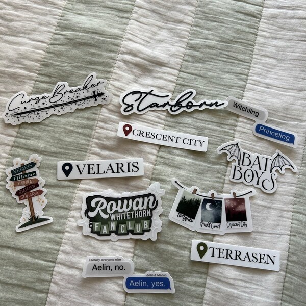 Curse Breaker ACOTAR Waterproof Sticker | Feyre Archeron | A Court of ...