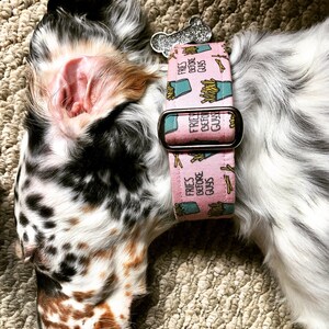 Fable Floral Purple Dog Collar Martingale Dog Collar Clip - Etsy