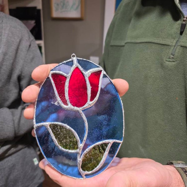 Tulip Mini Stained Glass Pattern Pack - Etsy