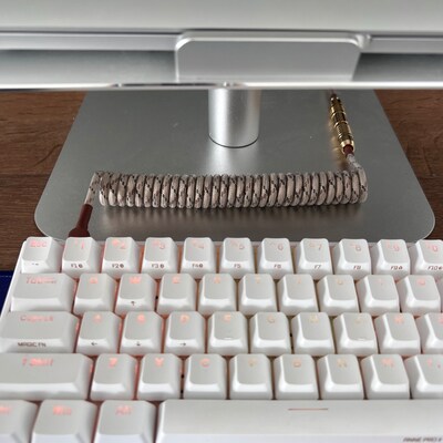 Rainbow Coiled Cable Mechanical Keyboard Coiled Cable Custom Coiled ...