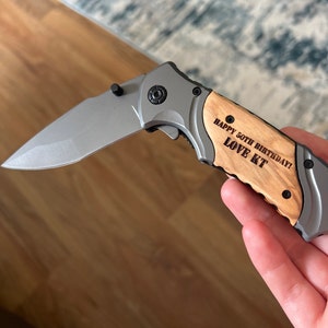 Custom Logo Personalized Pocket Knife Company Logo - Etsy