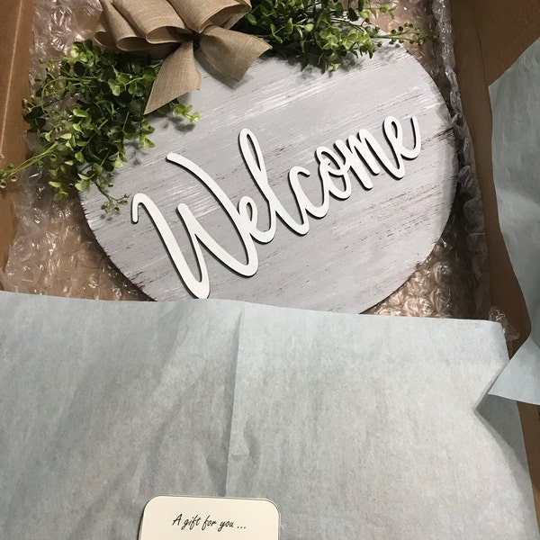 Black & Gold Football Welcome Sign Game Day Front Porch Decor Team ...