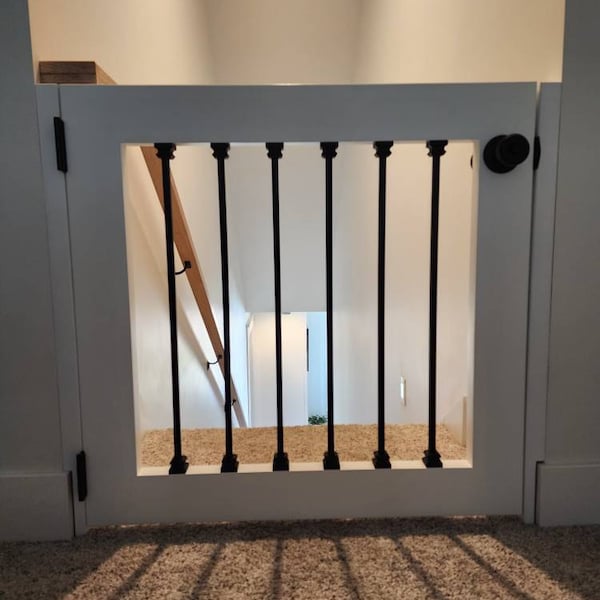 Sliding / Pocket Gate Stairway for Baby, Pets, and Dogs (all White) - Etsy
