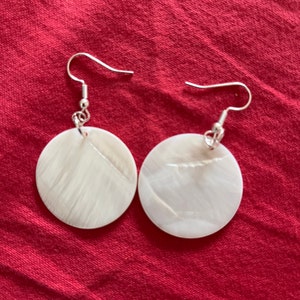 Real Natural Shiny Abalone Shell Seashell Mother of Pearl Disk Ocean ...