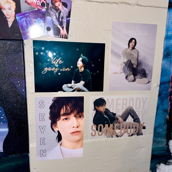 JK Seven Lyric Print Jeon Jungkook Solo Album Poster - Etsy