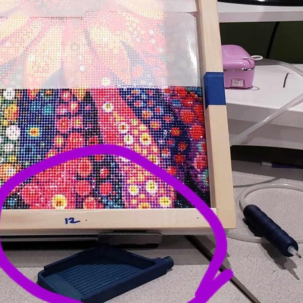 Multi-placer Grid Diamond Art Tray With Stopper, Must Have for Diamond ...