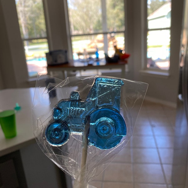 12 Tractor Party Lollipops - Etsy