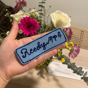Vintage Chain Stitched Name Patch, Chain Stitch Embroidery ...