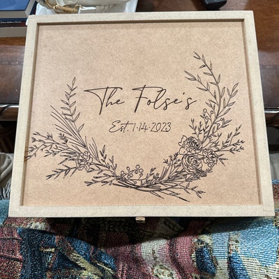 Family Box Keepsake Box Wood Personalized Box Wooden Memory - Etsy