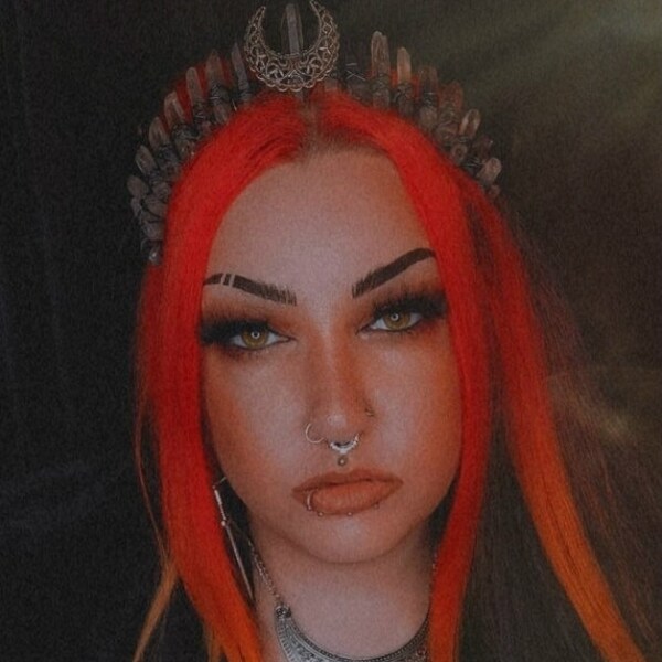 Luna ARTEMIS ~ Smoky Quartz. Crystal Crown. Crowns. Crystals. Tiara ...