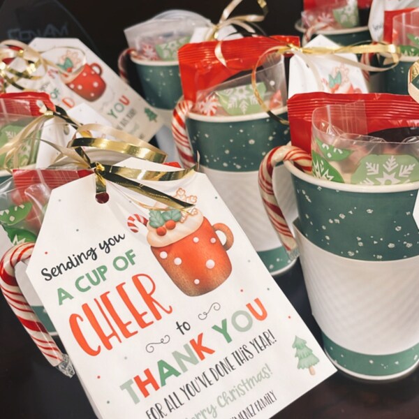 Cheers to A Great School Year Back to School Gift Tag, First Day of ...