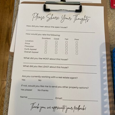 Real Estate Seller Questionnaire Pre-listing Workbook PDF & - Etsy