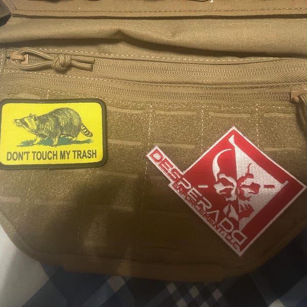 Killdozer Tread on Those Who Tread on You Gadsden Flag Meme 2x3 Removable Morale Patch With Hook ...