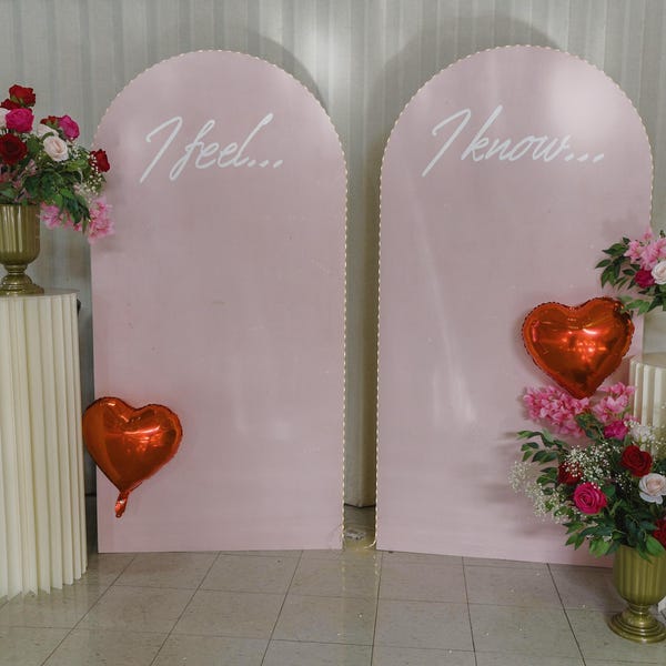 Custom Wooden Arch Backdrop With Stand - Custom Woodwork, Smooth ...